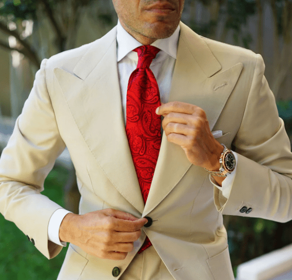 Ravishing Reds: Unleashing Passion & Elegance in Wedding Ties | OTAA