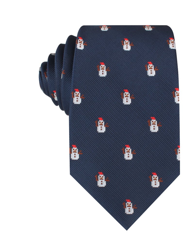 Argentinian Snowman Necktie | Christmas Ties | Men's Holiday Tie AU | OTAA