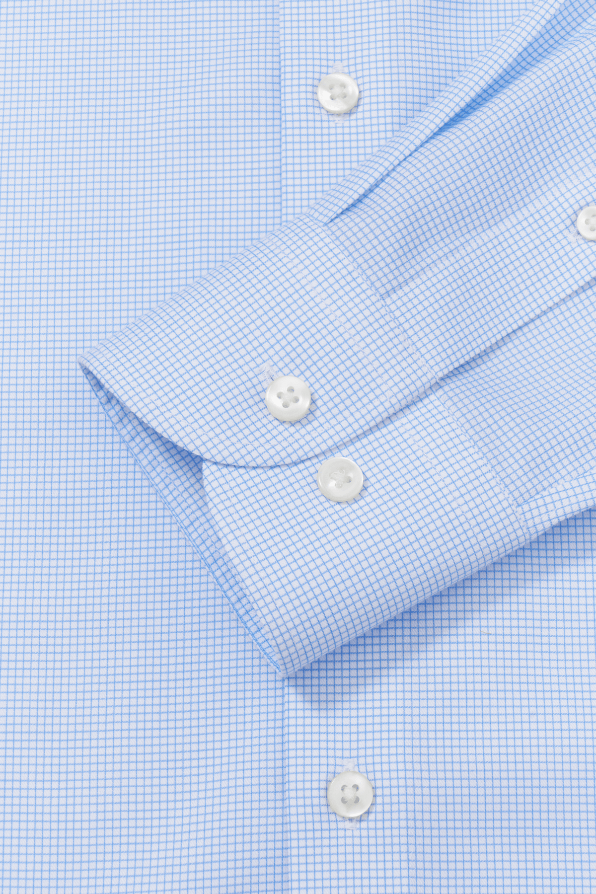 Bateman Blue Weave Lucious Non-Iron Shirt | OTAA