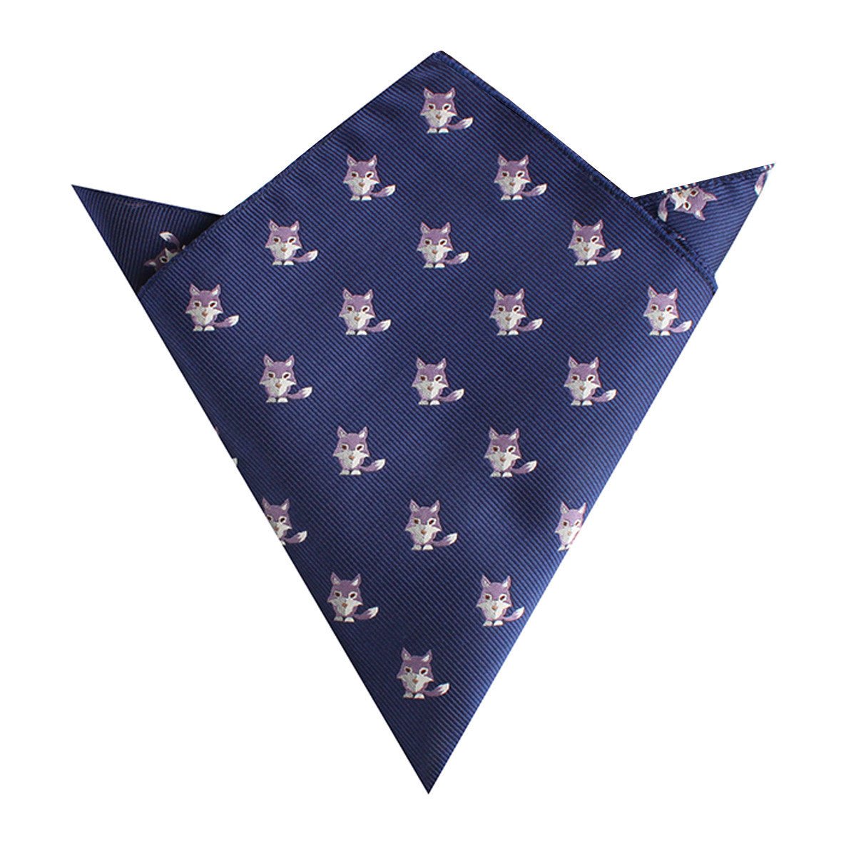Bengal Wolf Pocket Square | Animal Handkerchiefs Mens Squares | OTAA