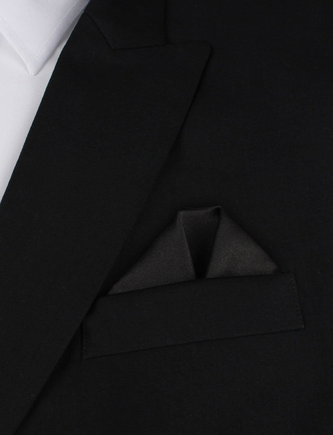 Black Pocket Square | Mens Suit Handkerchief | Australia | OTAA