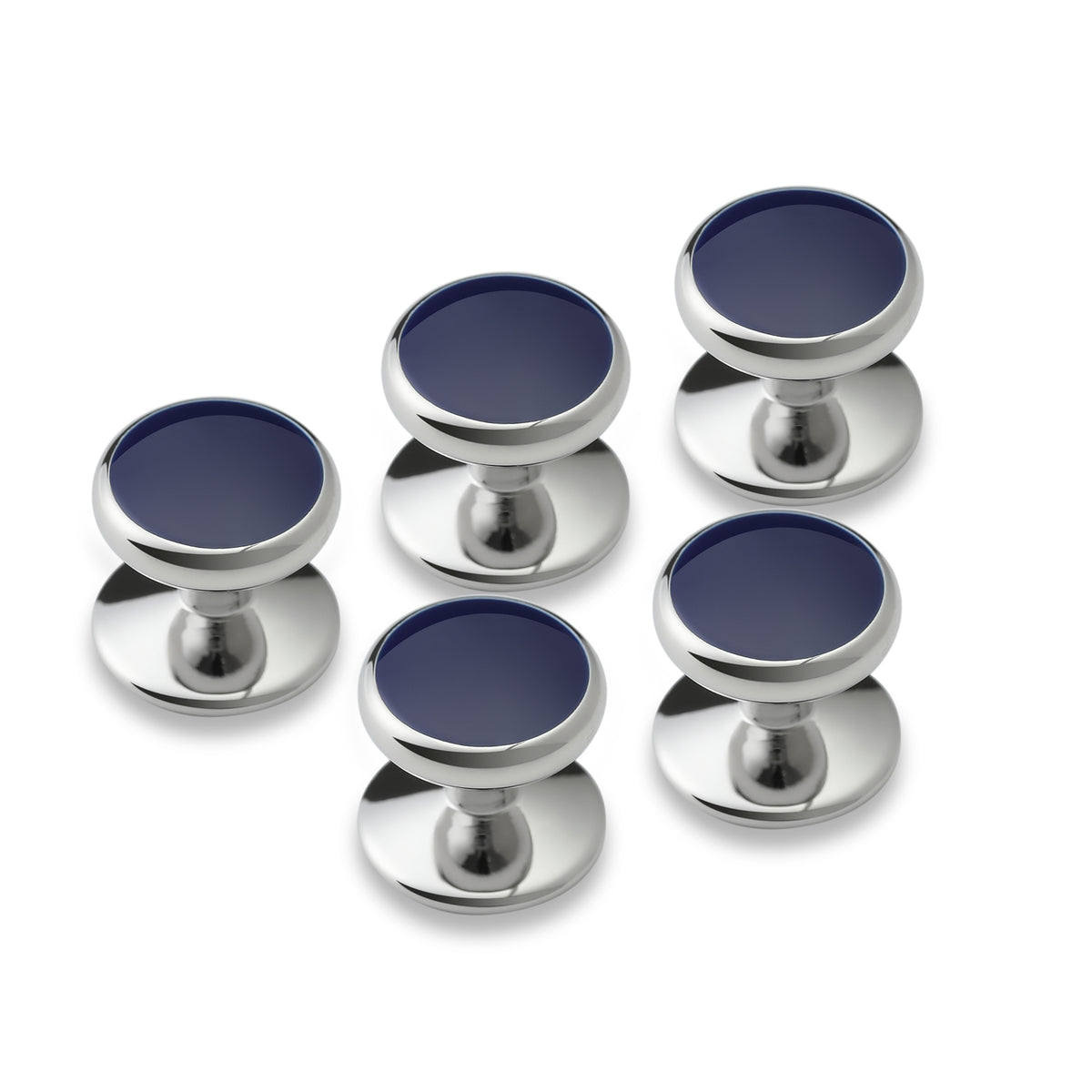 Blue Elixir Stone Tuxedo Shirt Studs | OTAA