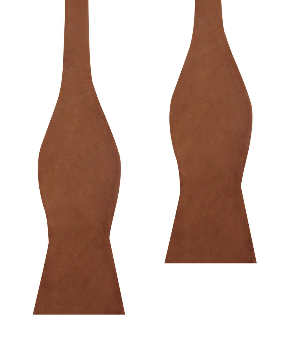 Brown Velvet Self Bow Tie | Wedding Tuxedo Suit Self-Tied Bowties Man ...