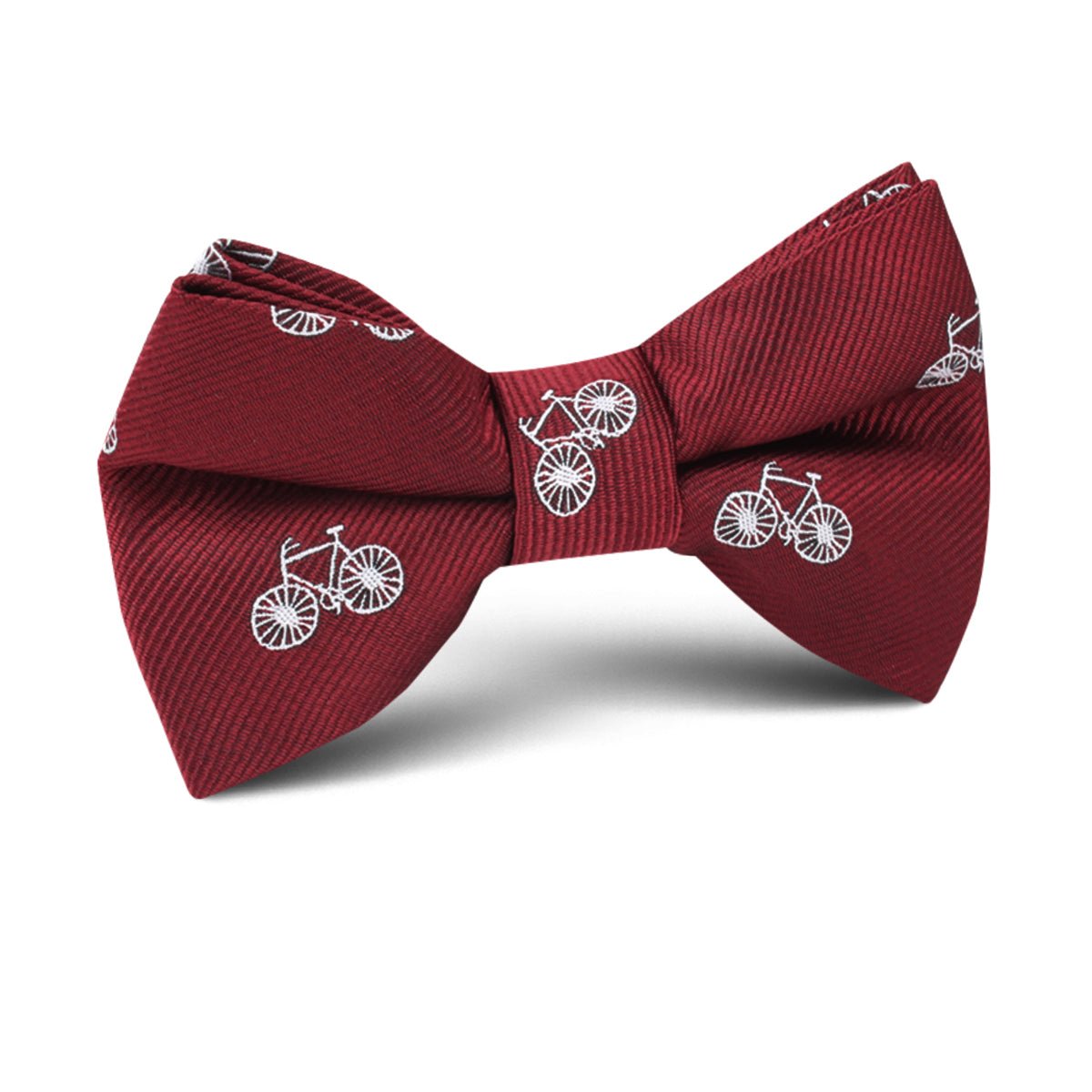 Burgundy French Bicycle Kids Bow Tie | Novelty Child Bowties Boys Ties ...