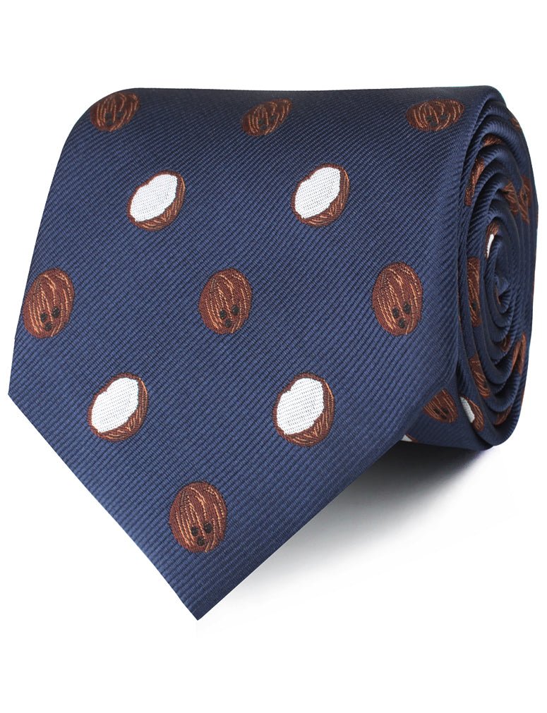 Coconut Necktie | Tropical Fruit Tie | Nice Ties | Men's Novelty Ties ...