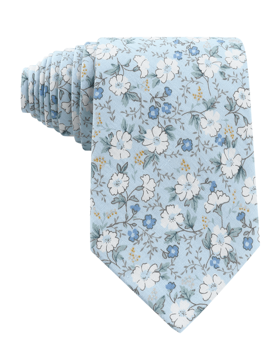 Como Spring Floral Tie | Floral Wedding Ties for Men | OTAA