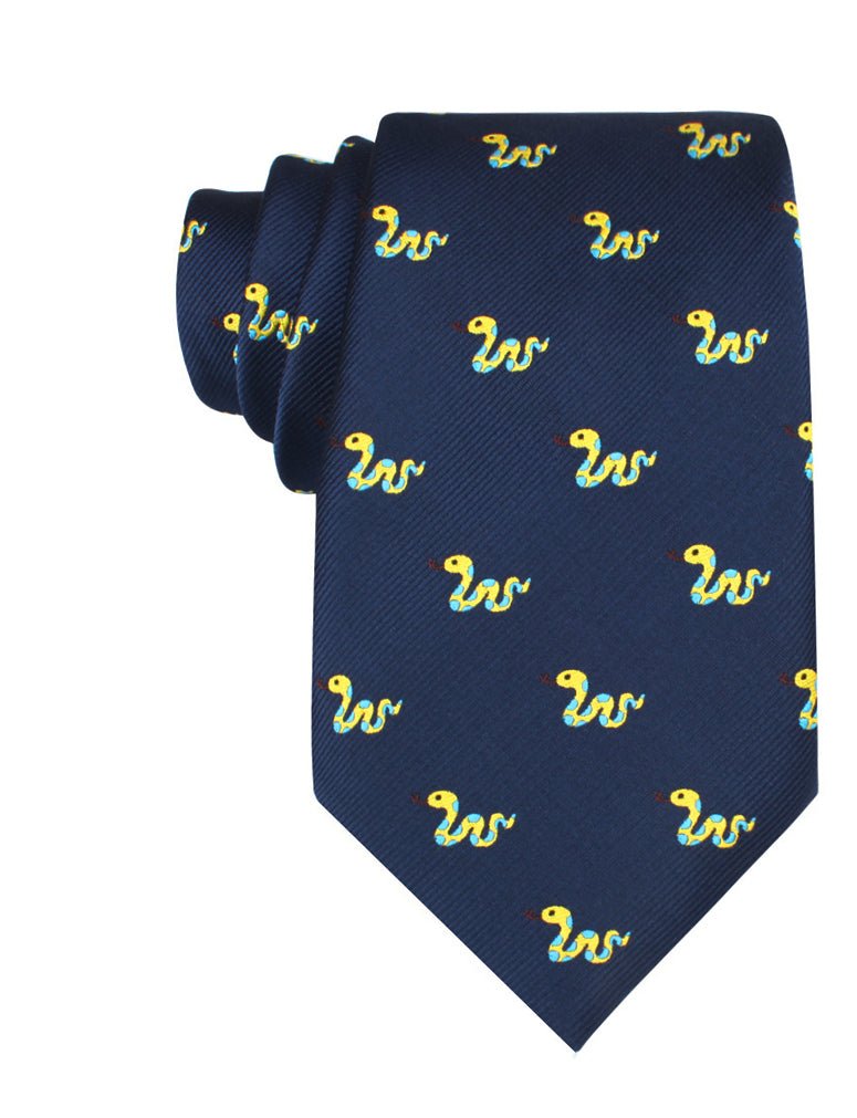 Corn Yellow Snake Necktie | Animal Print Tie | Coolest Ties for Men AU ...