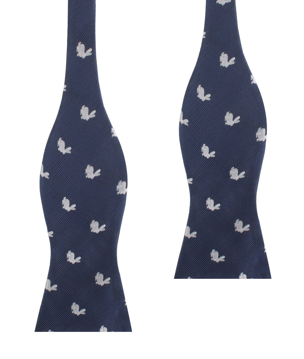 Curious Rabbit Self Bow Tie | Easter Bunny Animal Print Untied Bowties ...