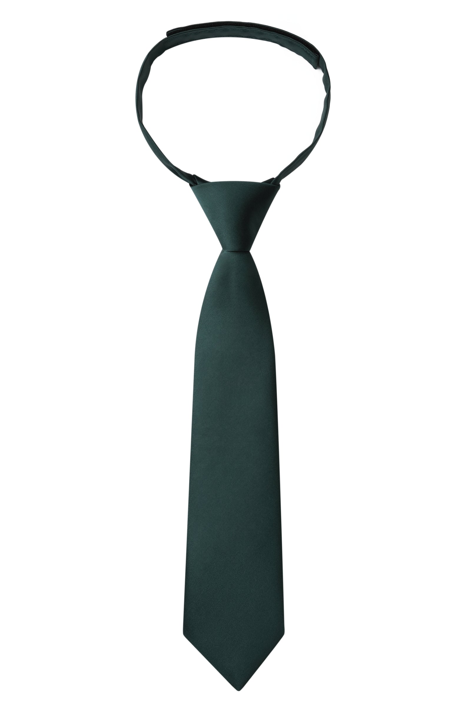 Dark Green Satin Kids Necktie | Kid Ties Children Tie | OTAA