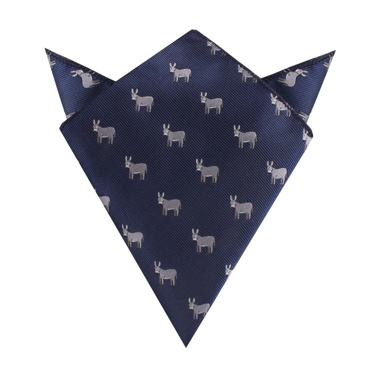 Donkey Pocket Square | Animal Mens Squares Handkerchiefs | OTAA