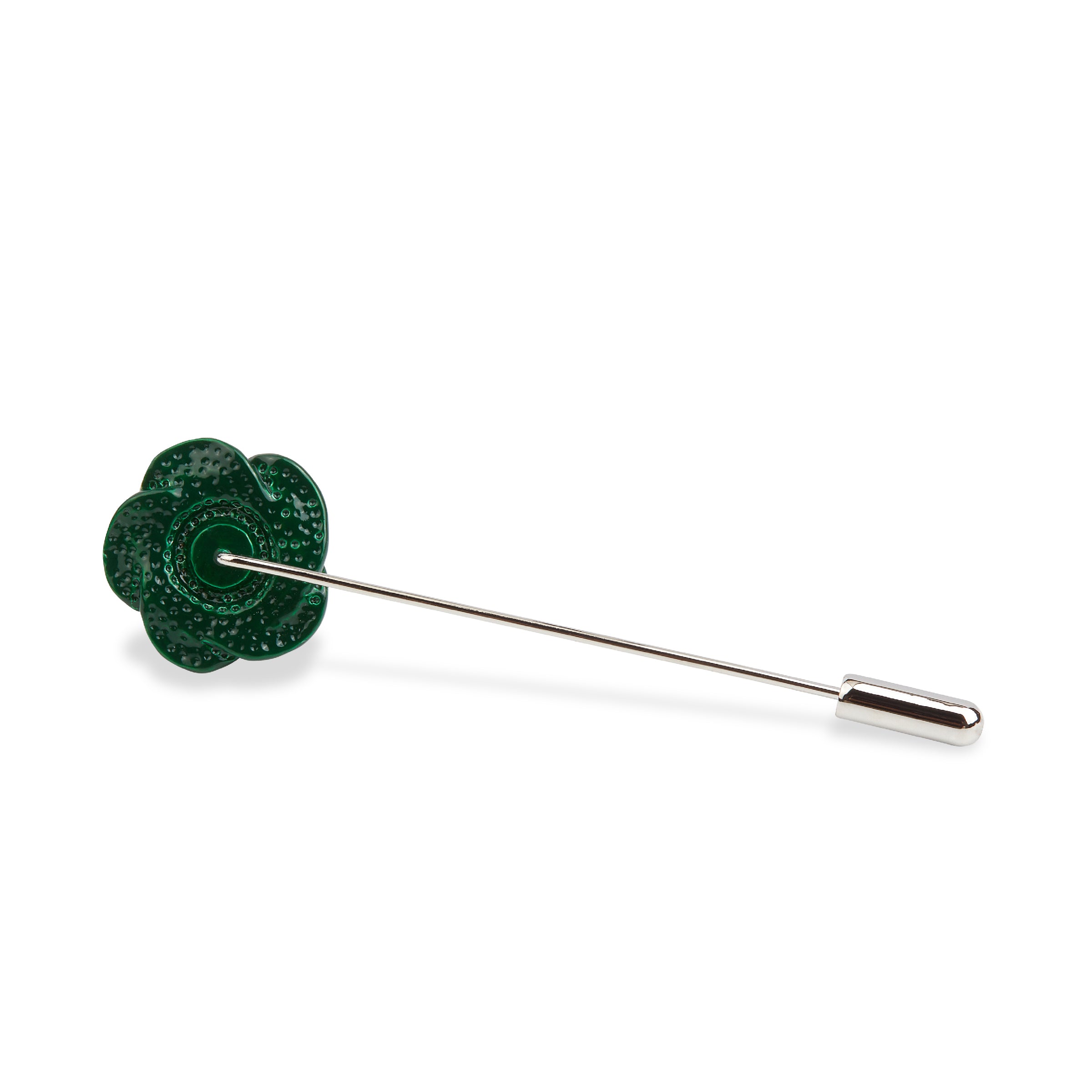 Emerald Green Rose Metal Lapel Pin | Wedding Men's Pins Flower Design ...