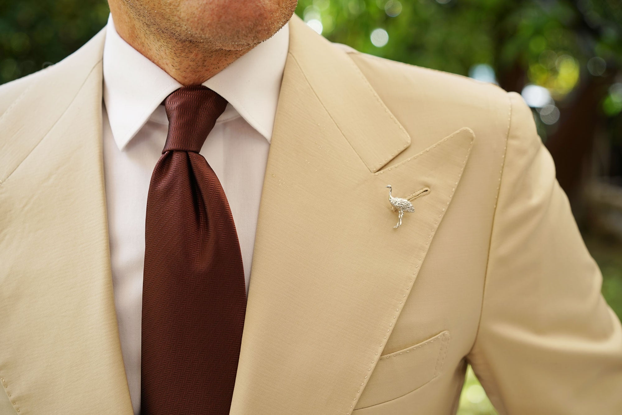 Emu Lapel Pin | Men's Suit Animal Australian Metal Pins | OTAA