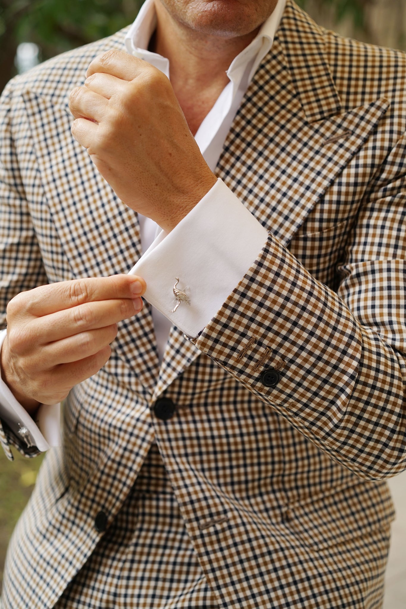 Emu Cufflinks | Australian Wildlife-Inspired Men's Animal Cufflink | OTAA