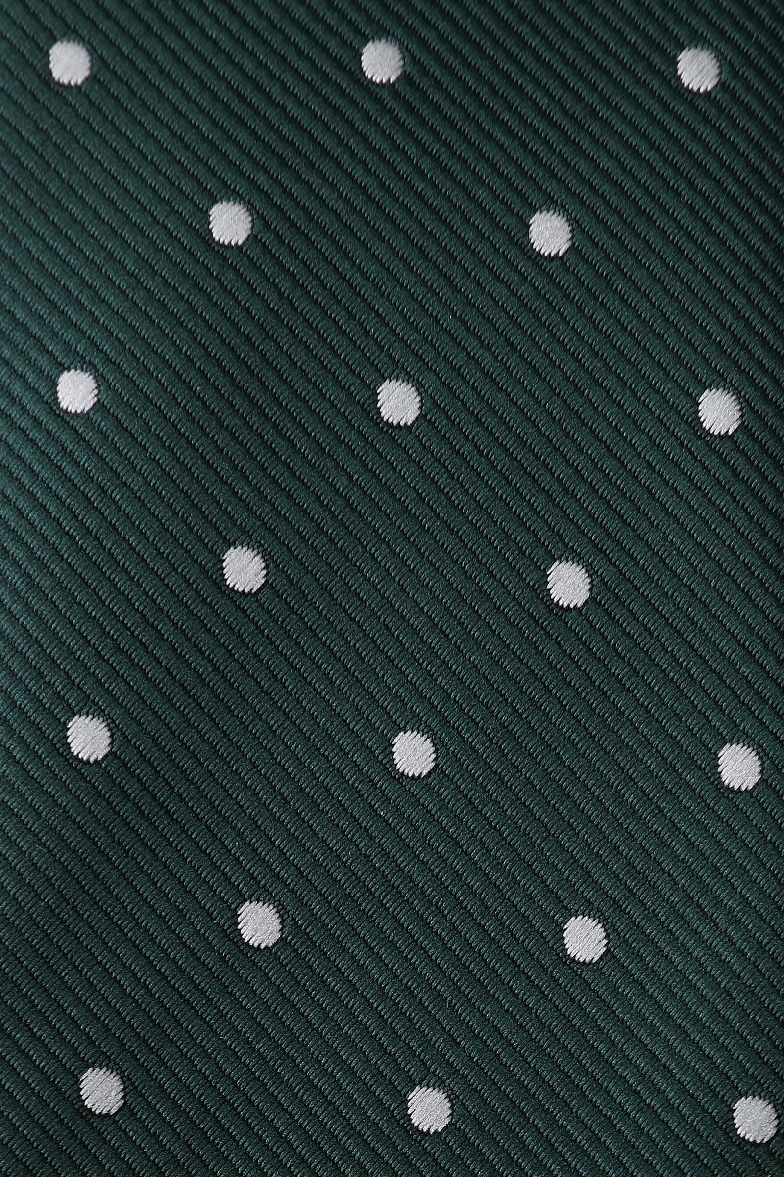 Forest Green Polka Dots Kids Necktie | Kid Ties Children Tie | OTAA