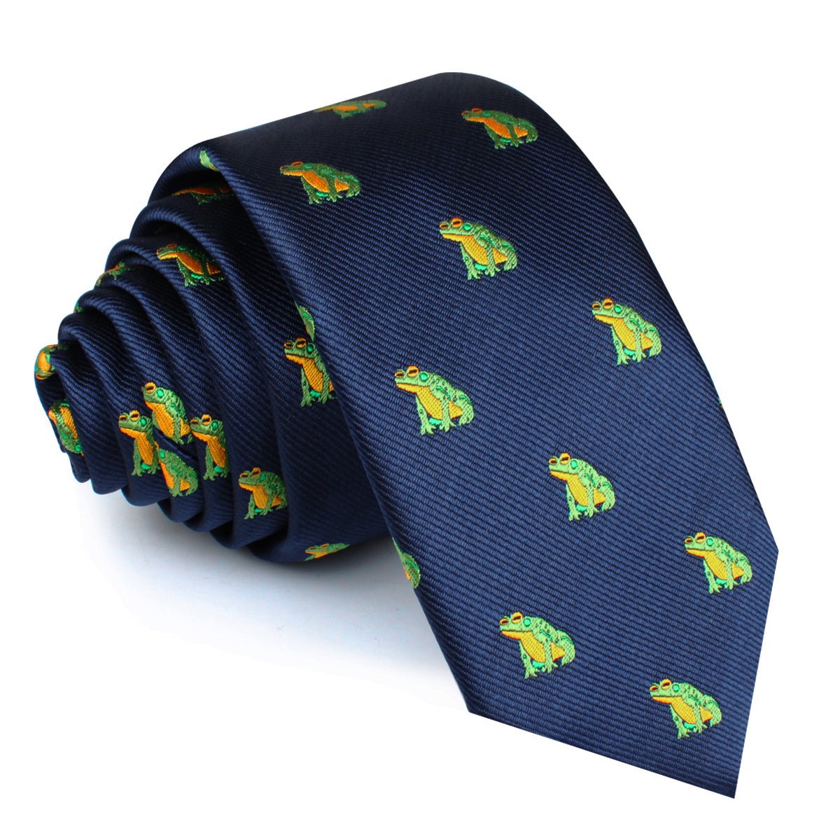 Gero Gero Frog Skinny Tie | Animal Slim Ties | Mens Cool Thin Neckties ...