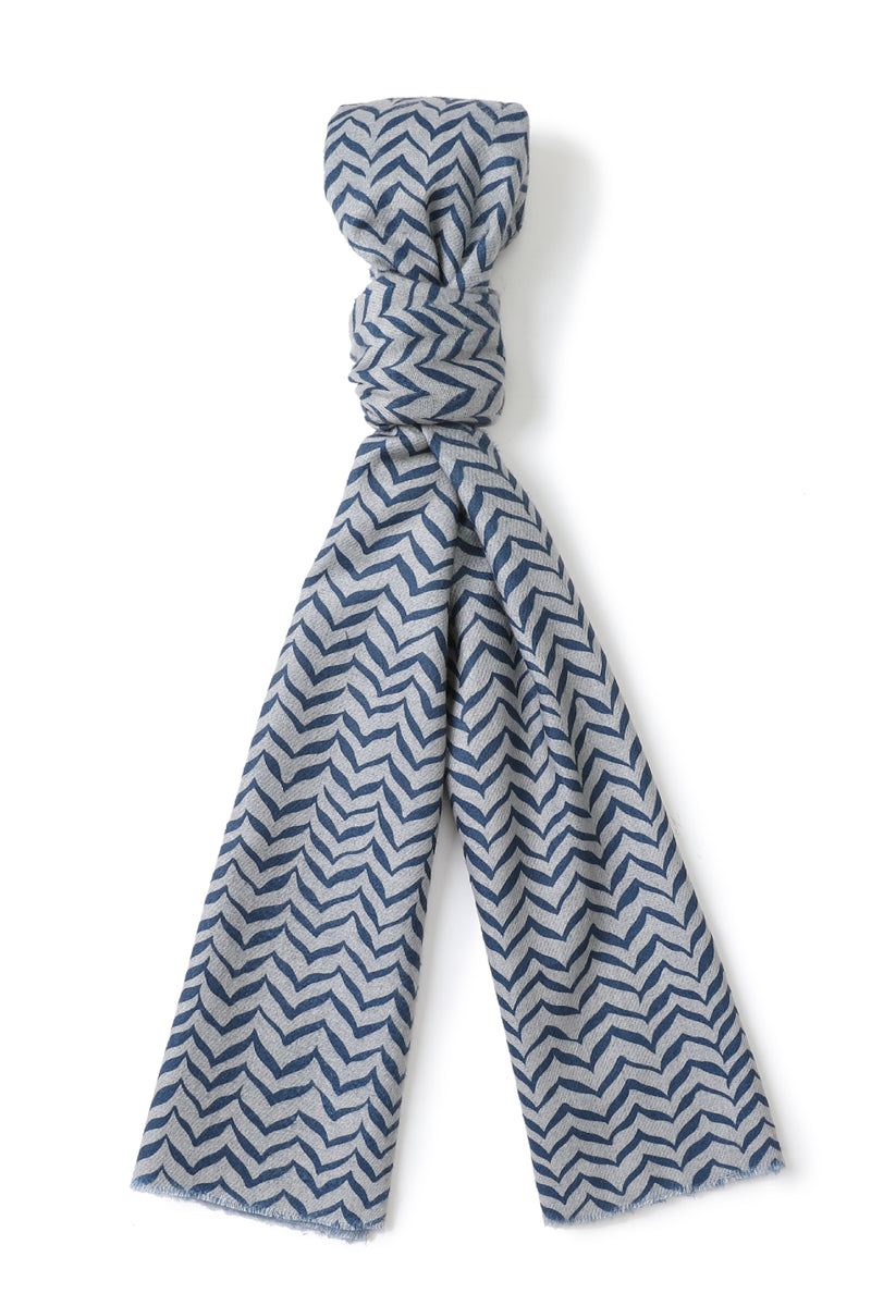 Harbor Herringbone Scarf | Classic Pattern Men's Scarves | OTAA