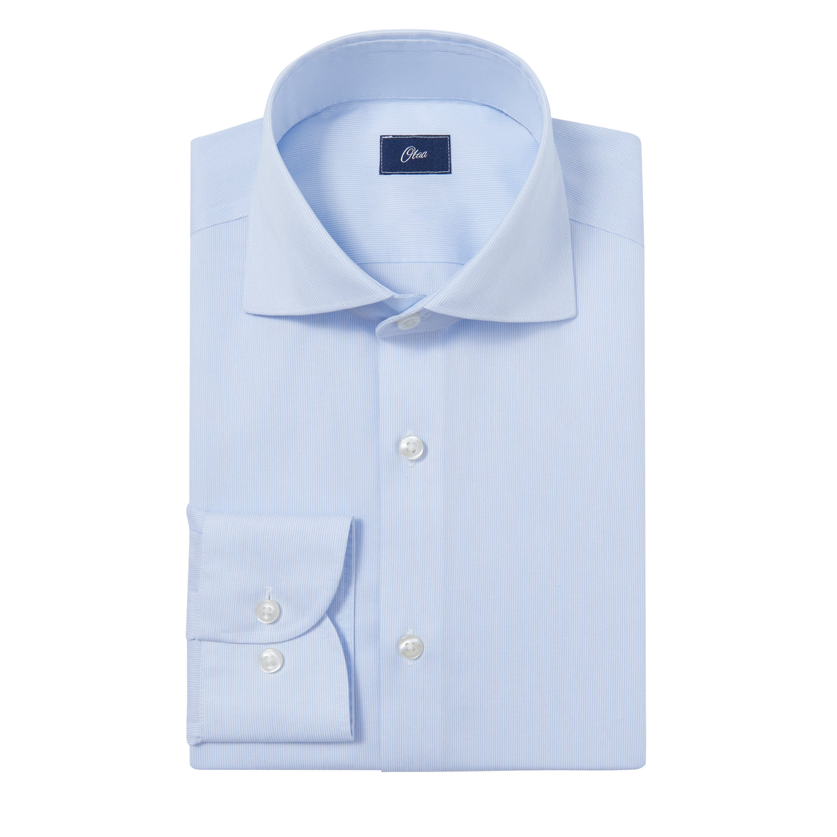 Henry Light Blue Twill Non-Iron Shirt | OTAA