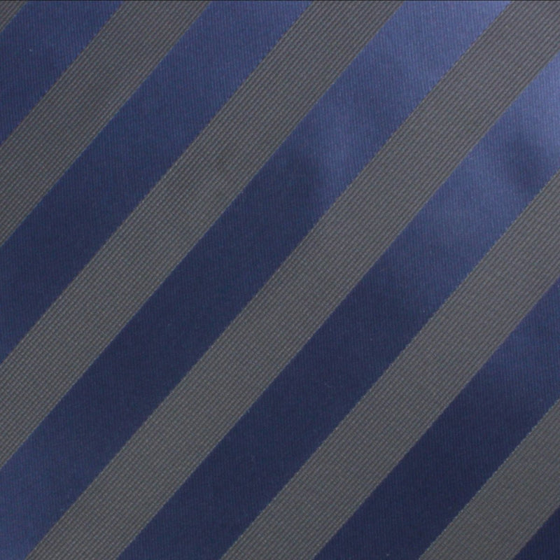 Indigo Blue-Black Striped Necktie | Pattern Tie | Men's Designer Ties ...