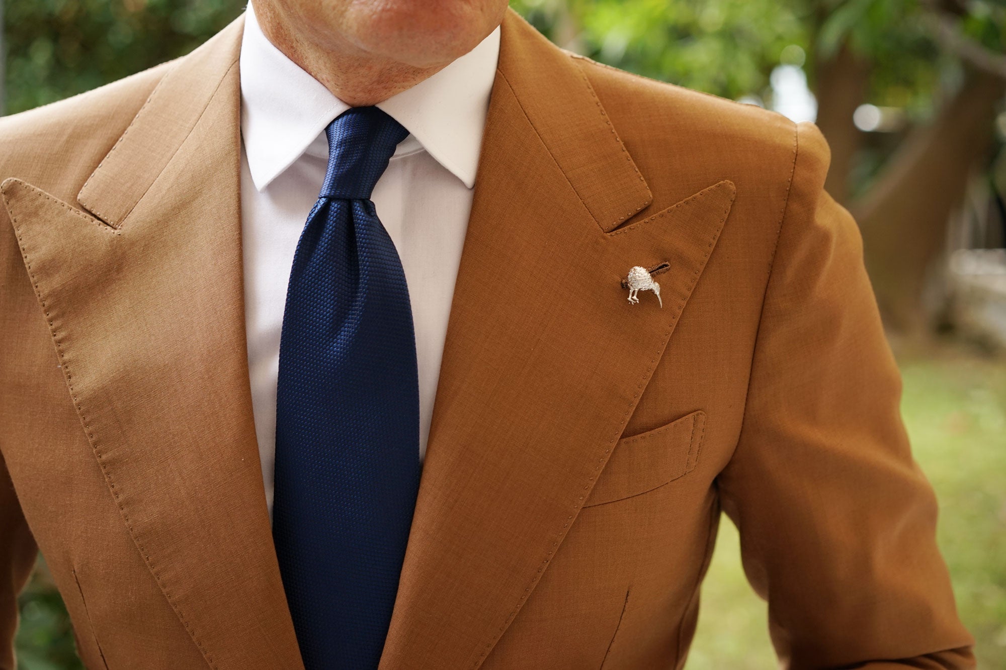 Kiwi Lapel Pin | Men's Suit Animal Australian Metal Pins | OTAA