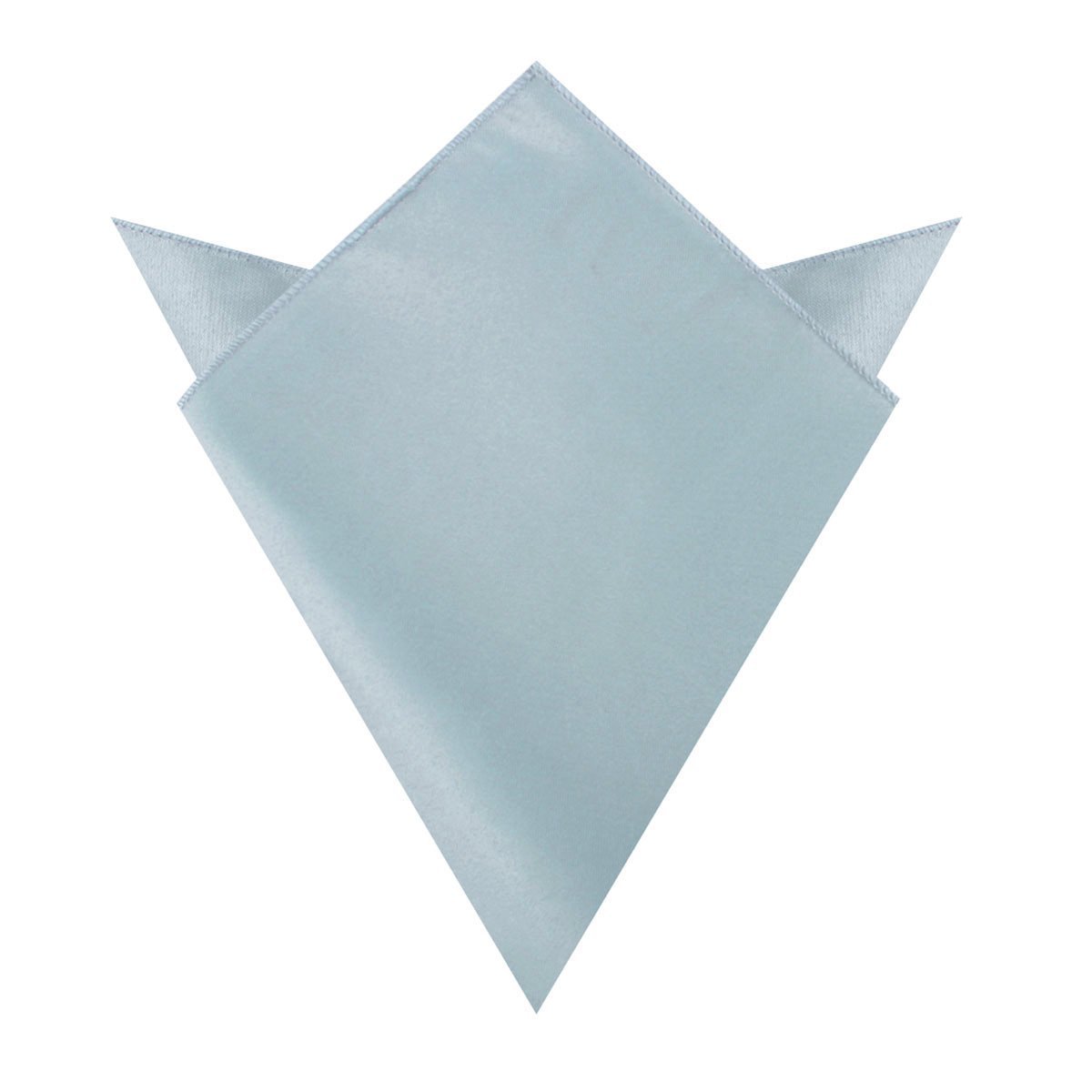 Light Silver Sage Satin Pocket Square | Wedding Handkerchiefs | OTAA