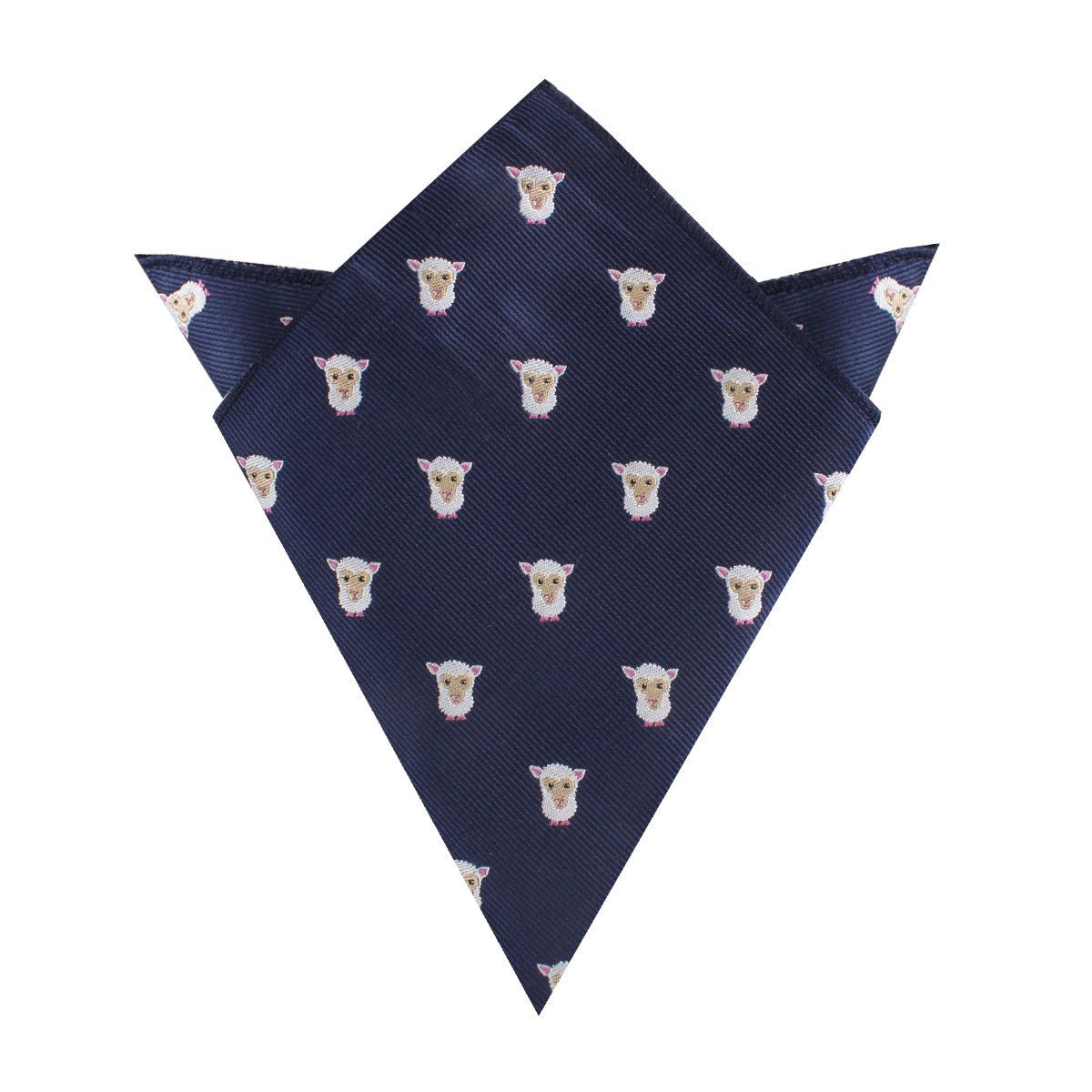 White Sheep Pocket Square | Animal Mens Squares Handkerchiefs | OTAA