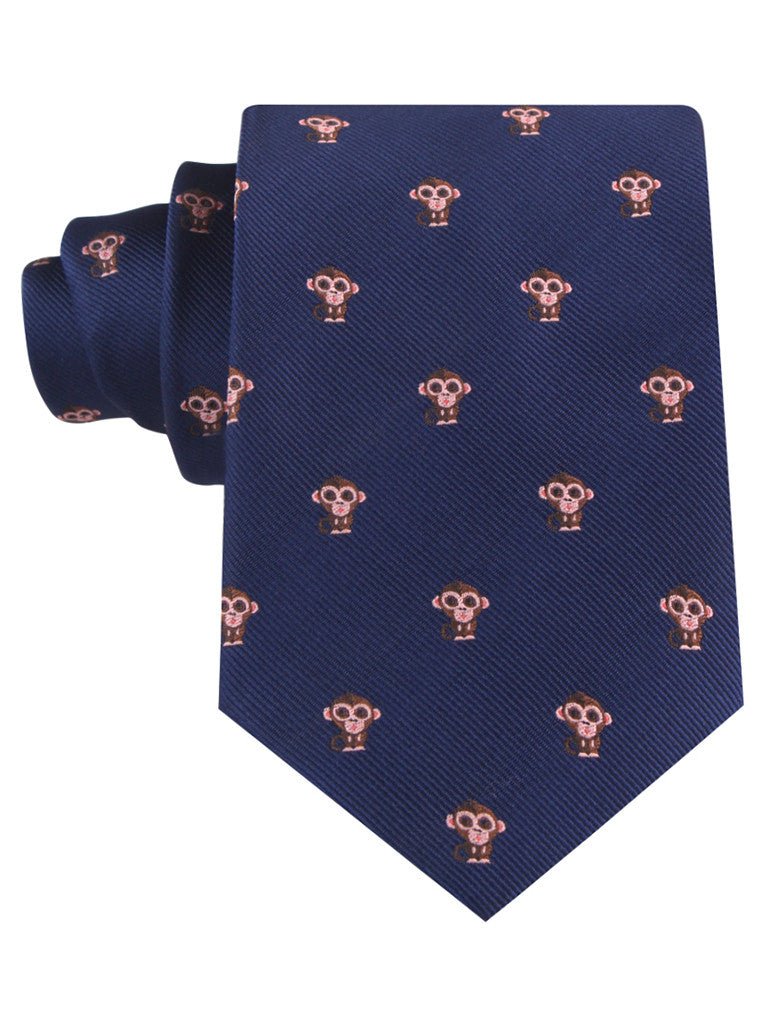 Monkey Tie | Animal Print Ties for Men | Unique Funny Necktie Designs ...