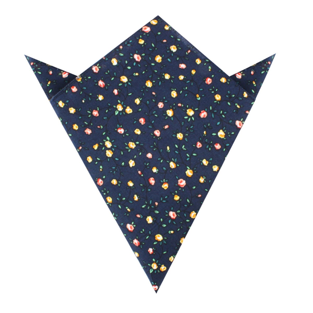 Paris Floral Pocket Square | Mens Wedding Flower Handkerchief | OTAA