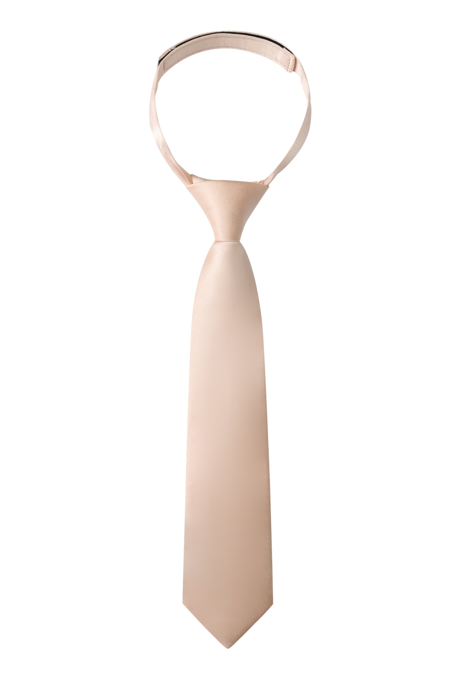 Peach Satin Kids Necktie | Kid Ties Children Tie | OTAA