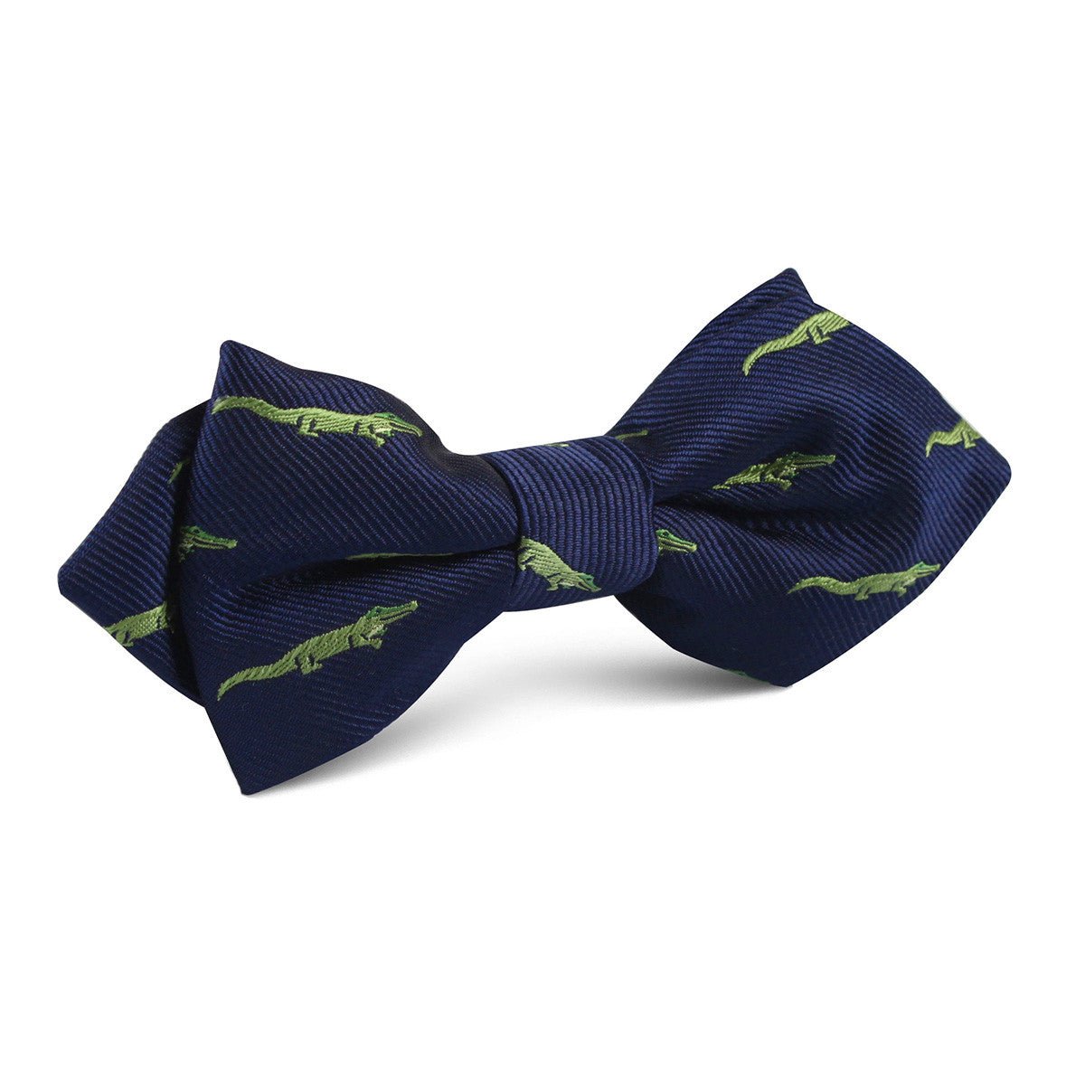 Saltwater Crocodile Diamond Bow Tie | Animal Point Bowtie Men Bow Ties ...