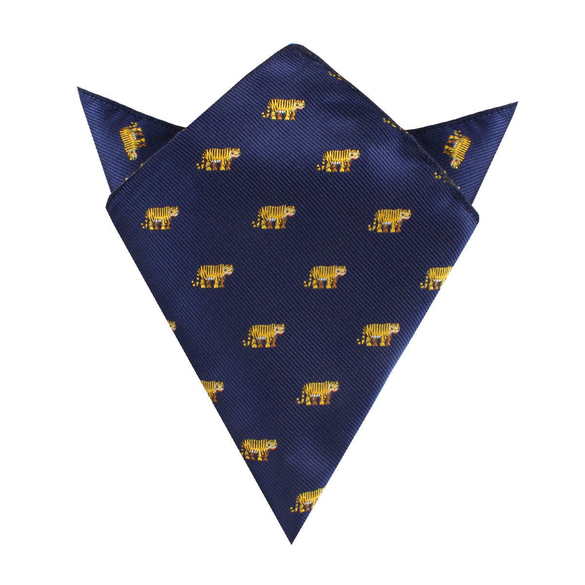 Siberian Tiger Pocket Square | Animal Mens Squares Handkerchiefs | OTAA