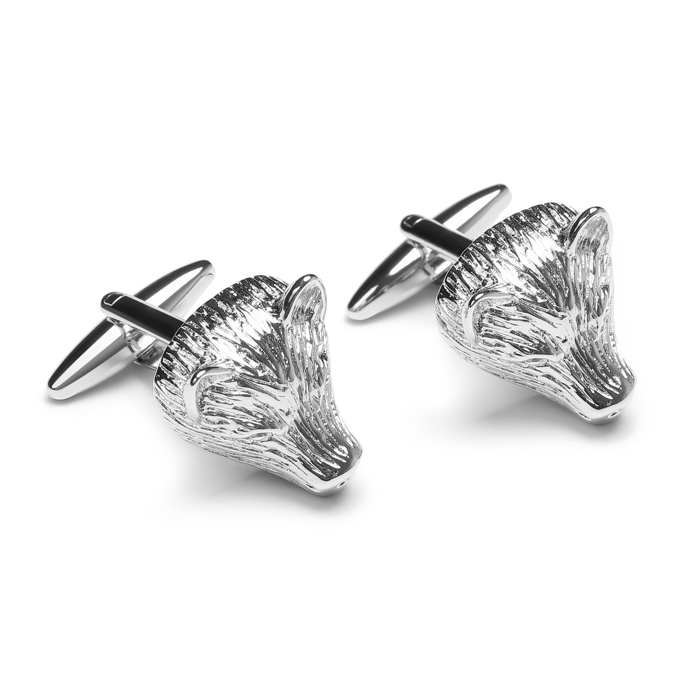 Silver Bear Cufflinks | Men's Wedding Cufflink Accessories | OTAA