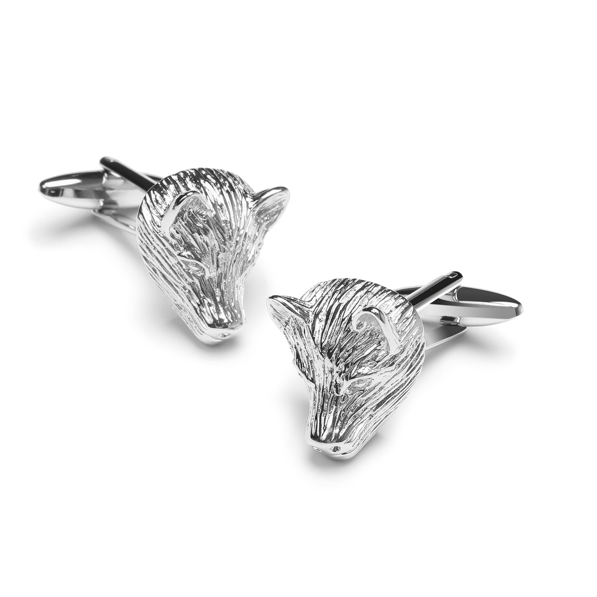 Silver Bear Cufflinks | Men's Wedding Cufflink Accessories | OTAA