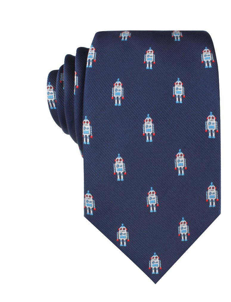 Space Robot Necktie | Novelty Tie | Cool, Fun & Unique Ties for Men | OTAA