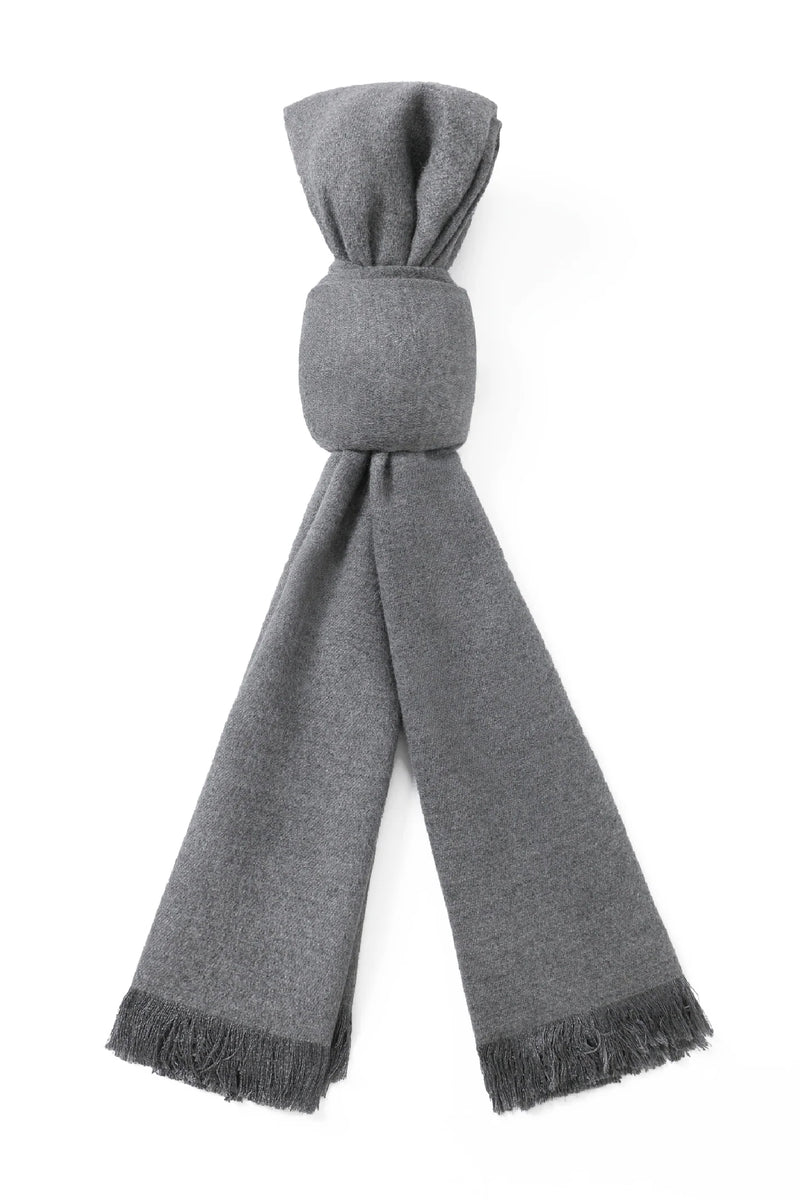 Smoke Grey Scarf | Classic Men's Scarf | Men Neck Scarves | OTAA