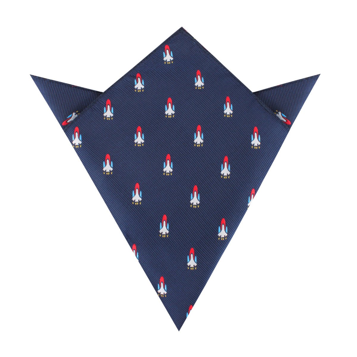 Space Shuttle Pocket Square | Novelty Mens Handkerchief | OTAA