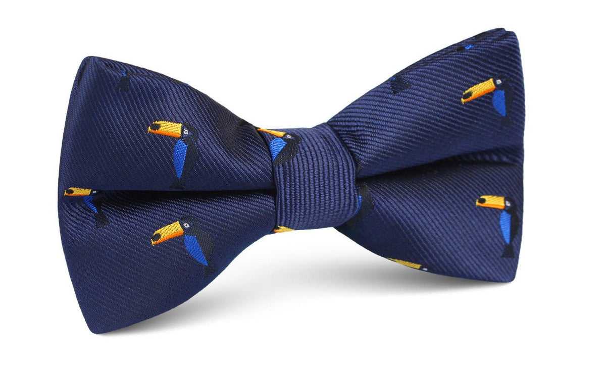 Toucan Bird Bow Tie | Animal Bowtie | Men's Tropical Pre-Tied Bow Ties ...