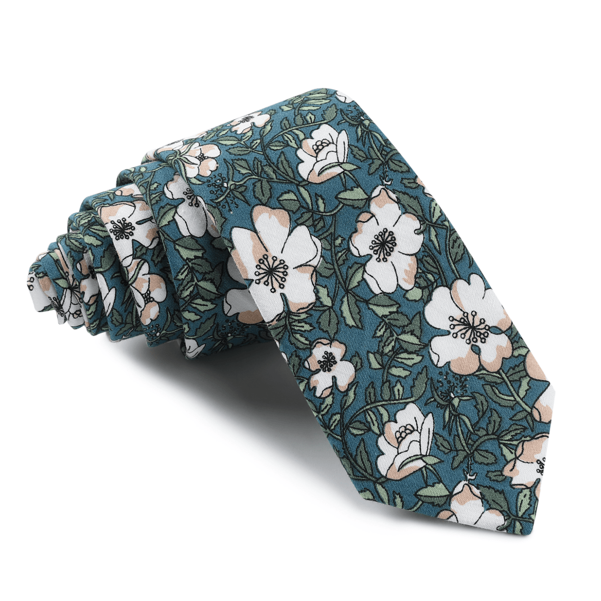 Versailles Floral Trellis Skinny Tie | OTAA