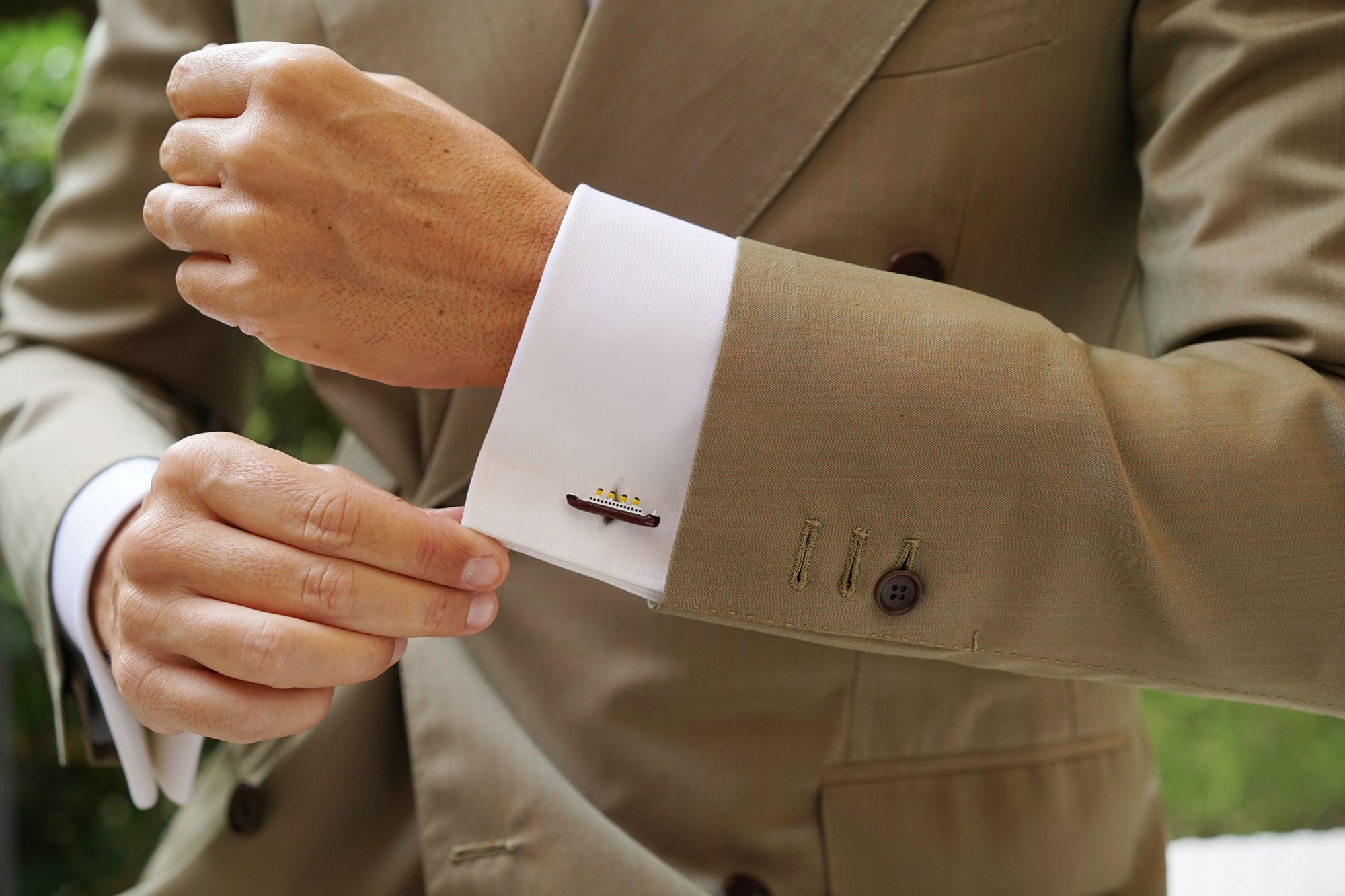 1912 Titanic Cufflinks | Nautical Boat Cufflink | Mens Ship Cuff Links ...