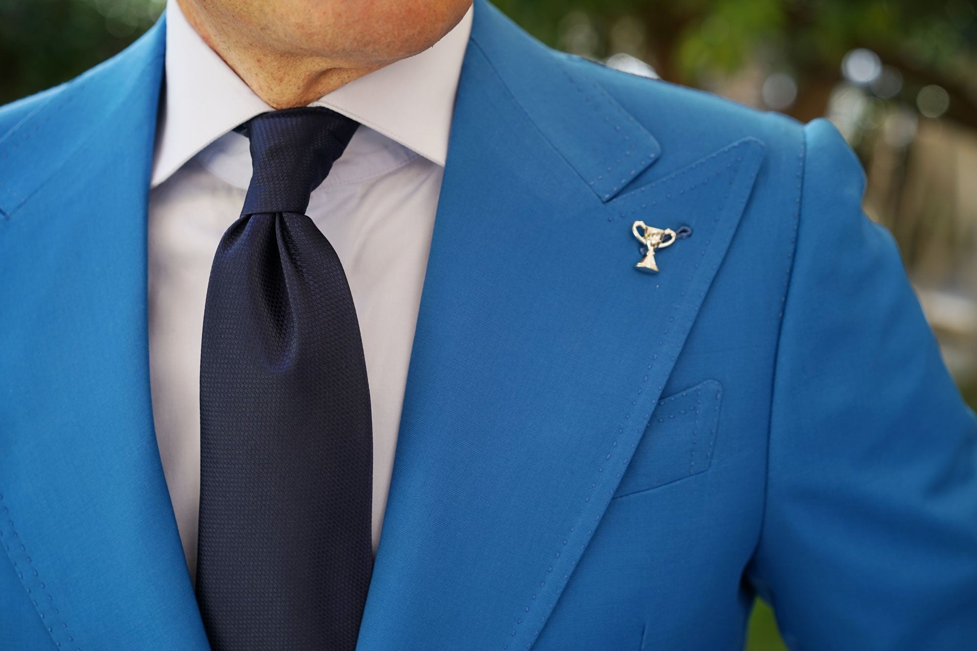 AFL Trophy Cup Lapel Pin | Footy Sports Silver Metal Suit Lapel Pins | OTAA