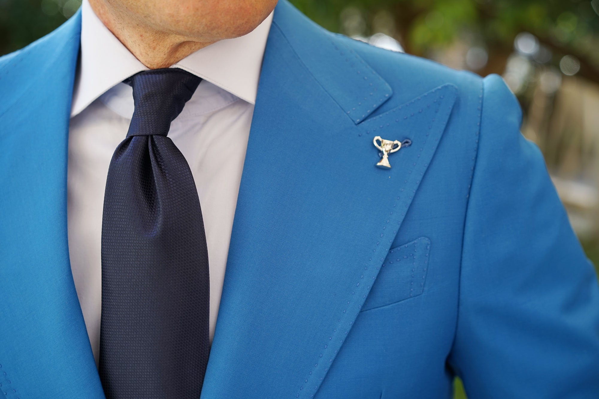 AFL Trophy Cup Lapel Pin | Footy Sports Silver Metal Suit Lapel Pins | OTAA