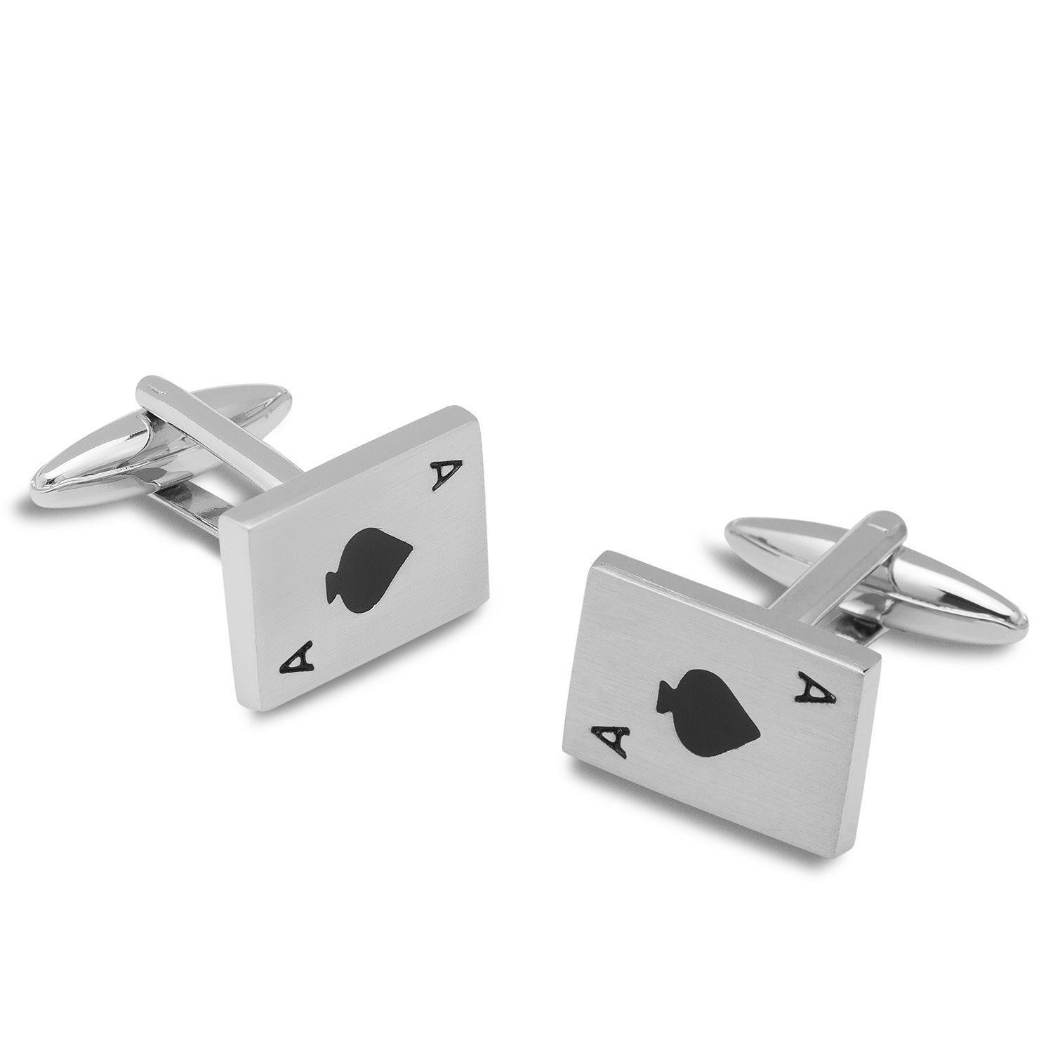 Ace of Spades Card Cufflinks | Poker Cufflink | Mens Casino Cuff Links ...