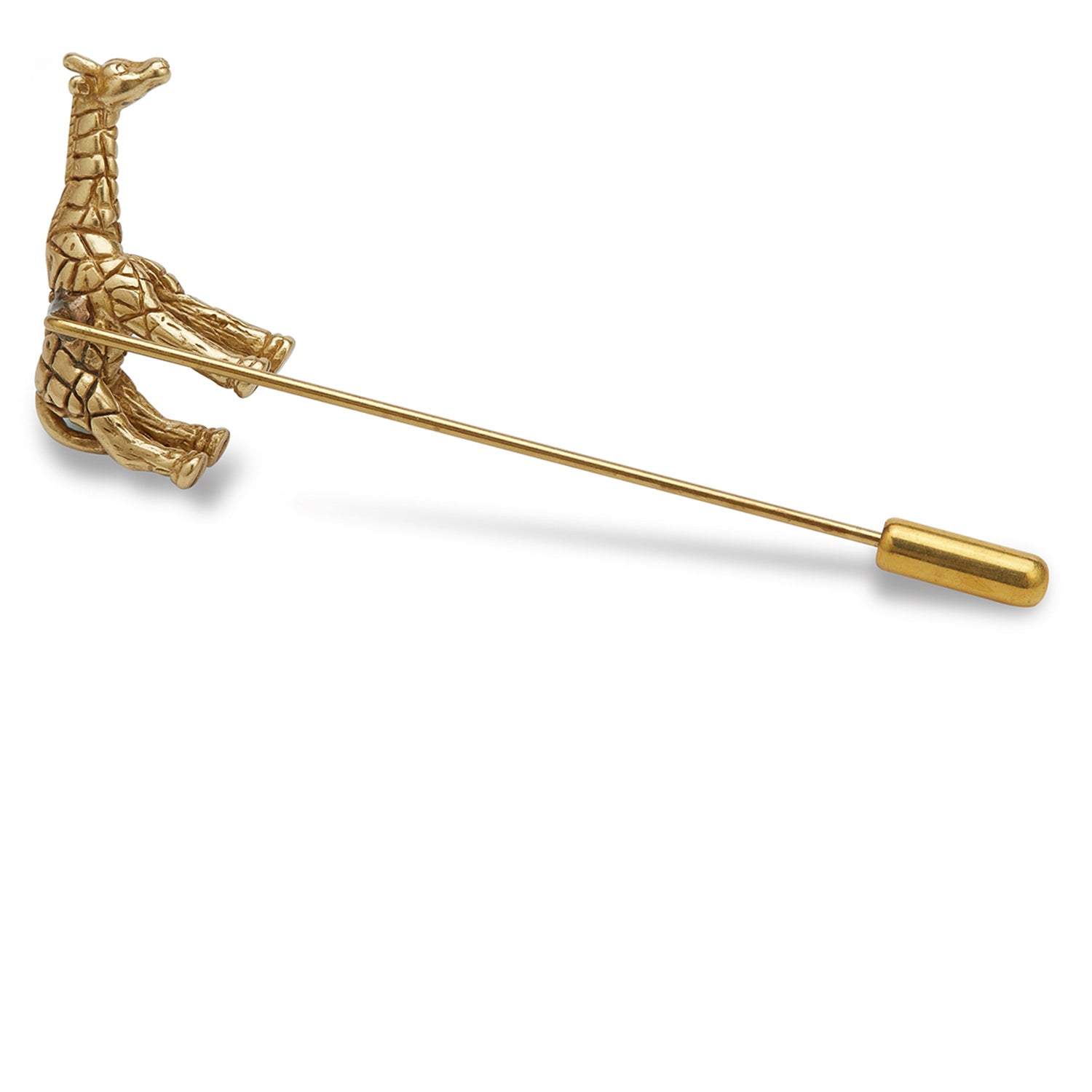 African Giraffe Lapel Pin | Wildlife Animal Gold Metal Suit Lapel Pins ...