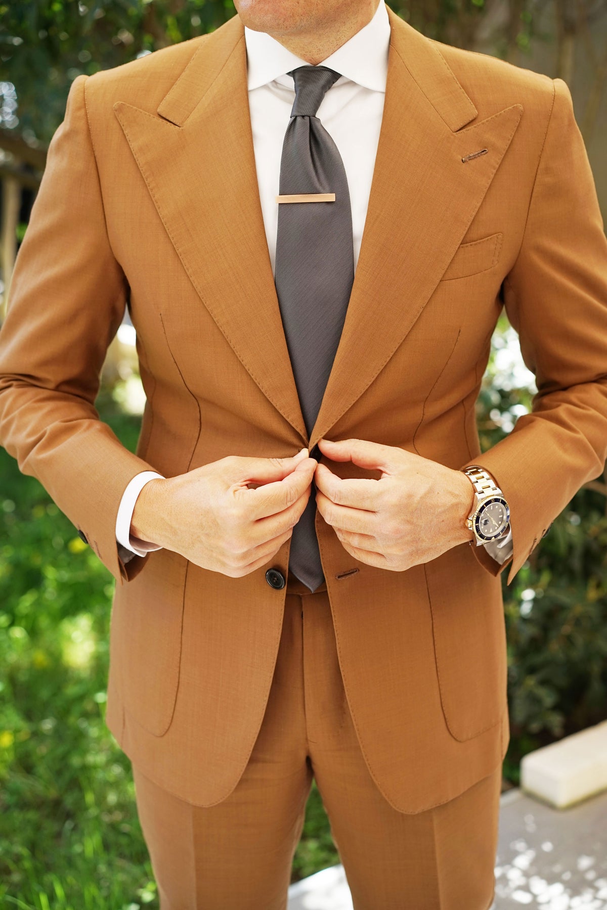 Antique Copper Horizontal Lines Tie Bar | Etched Fine Stripe Tie Clip ...