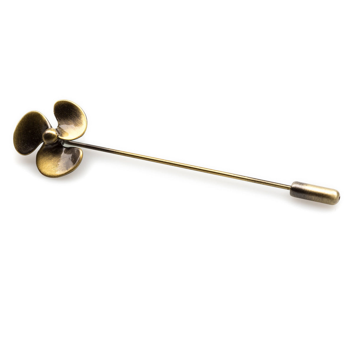 Antique Fan Lapel Pin | Propeller Antique Brass Metal Suit Lapel Pins ...