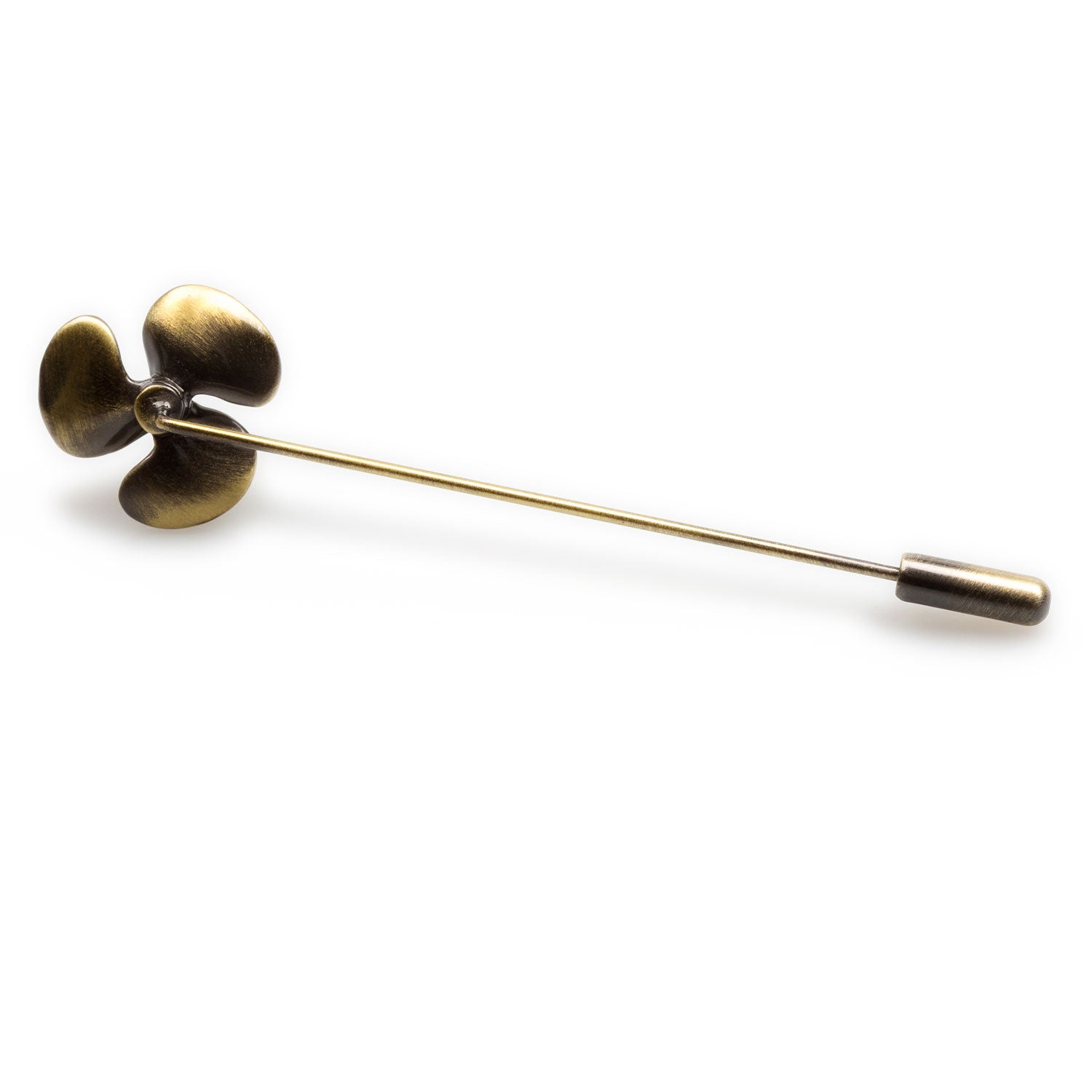 Antique Fan Lapel Pin | Propeller Antique Brass Metal Suit Lapel Pins ...