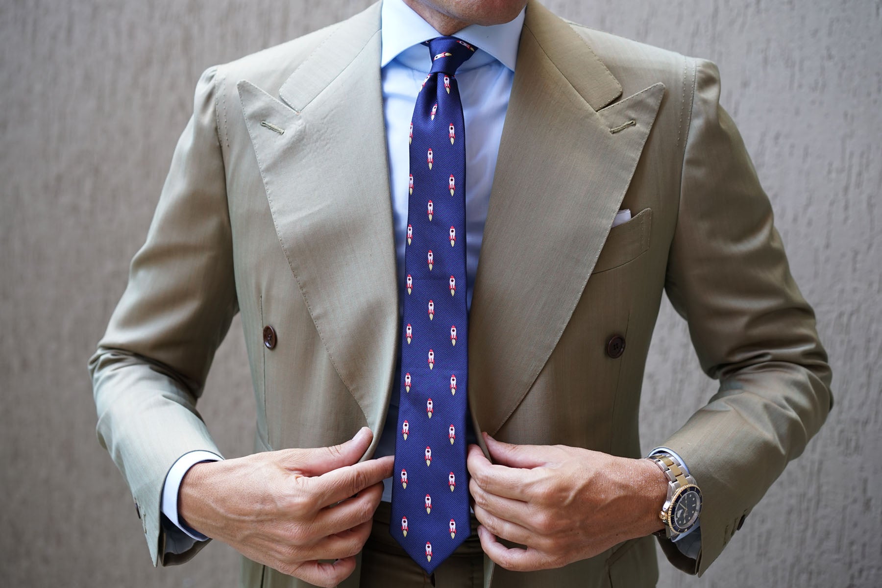 Apollo Space Rocket Skinny Tie | Spaceship Slim Ties | Novelty Necktie ...