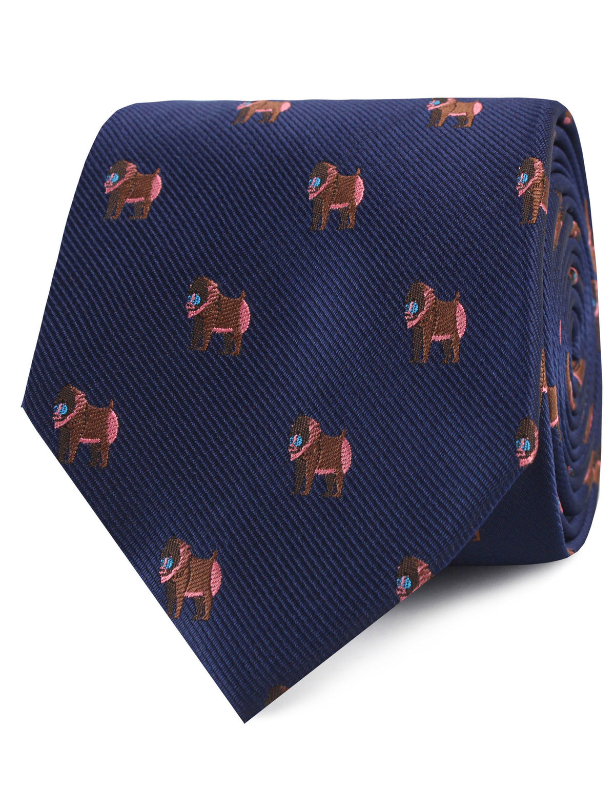 Baboon Tie | Monkey Ties | Animal Print Ties for Men | Funny Neckties ...