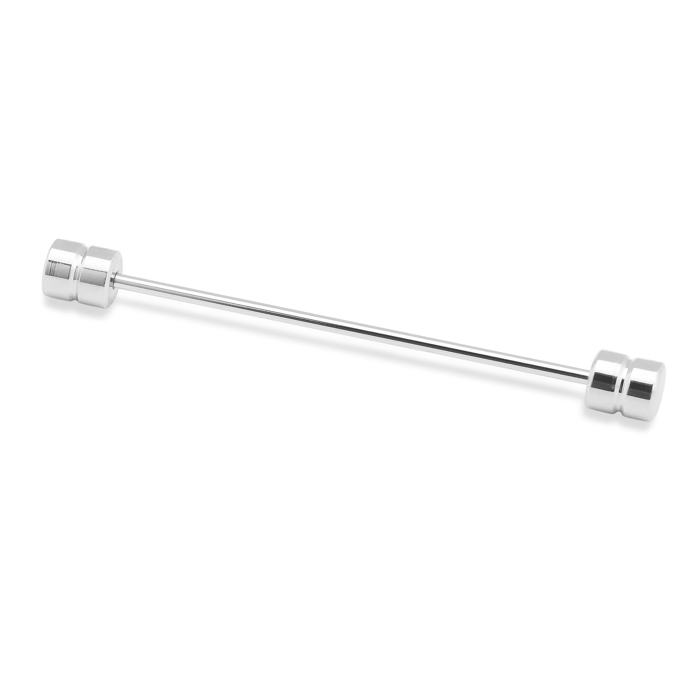 Barbell Collar Bar | Mens Silver Collar Bars | Pin Collar Dress Shirt ...