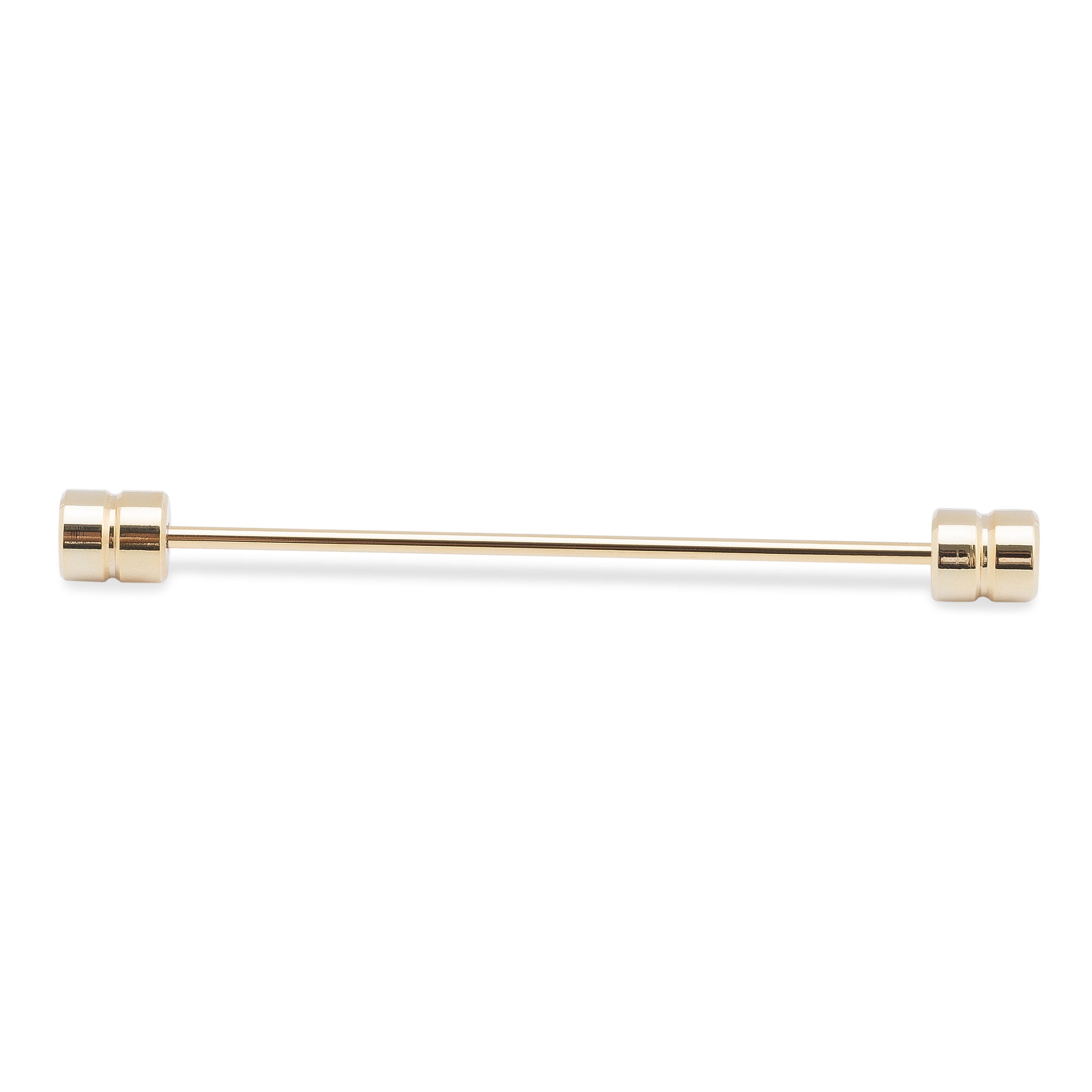 Barbell Gold Collar Bar | Pin Collar Dress Shirt | Collar Bars, Clips ...