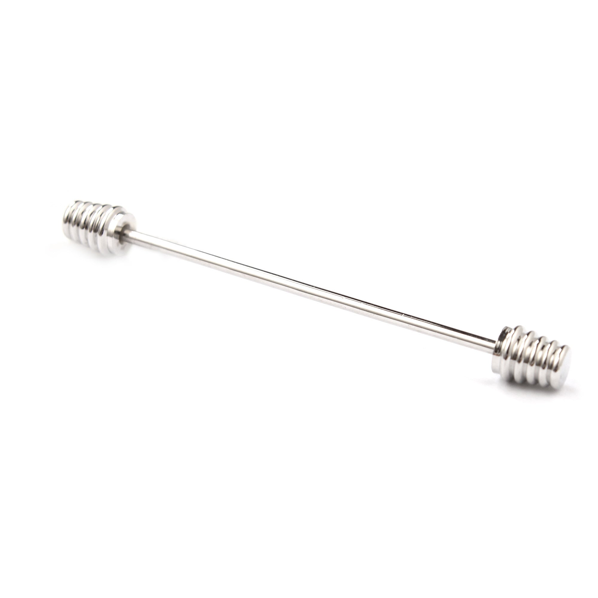 Barbell Rose Gold Collar Bar | Pin Collar Shirt | Men Collar Bars Clip ...